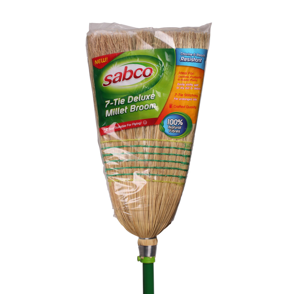 Buy 7-Tie Deluxe Millet Broom - Sabco