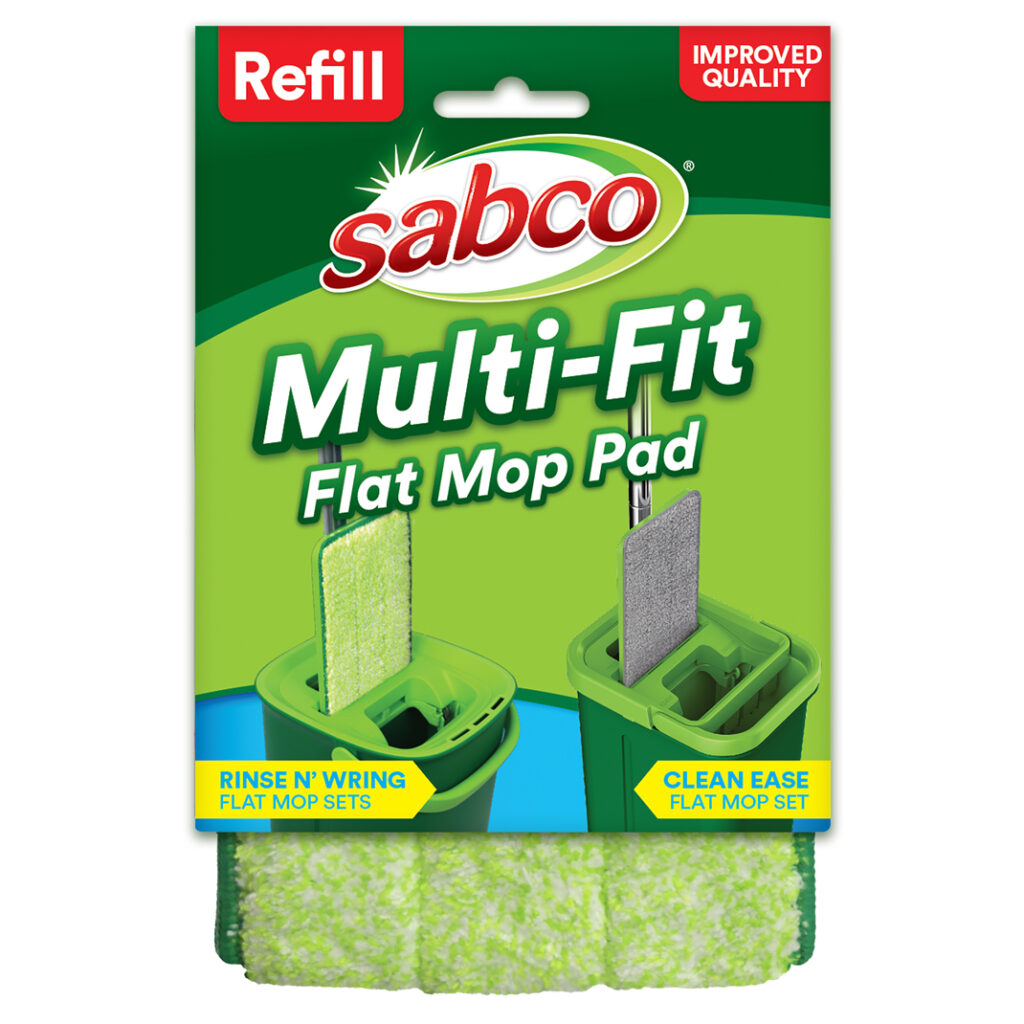Multi-Fit Flat Mop Pad - Refill - Sabco