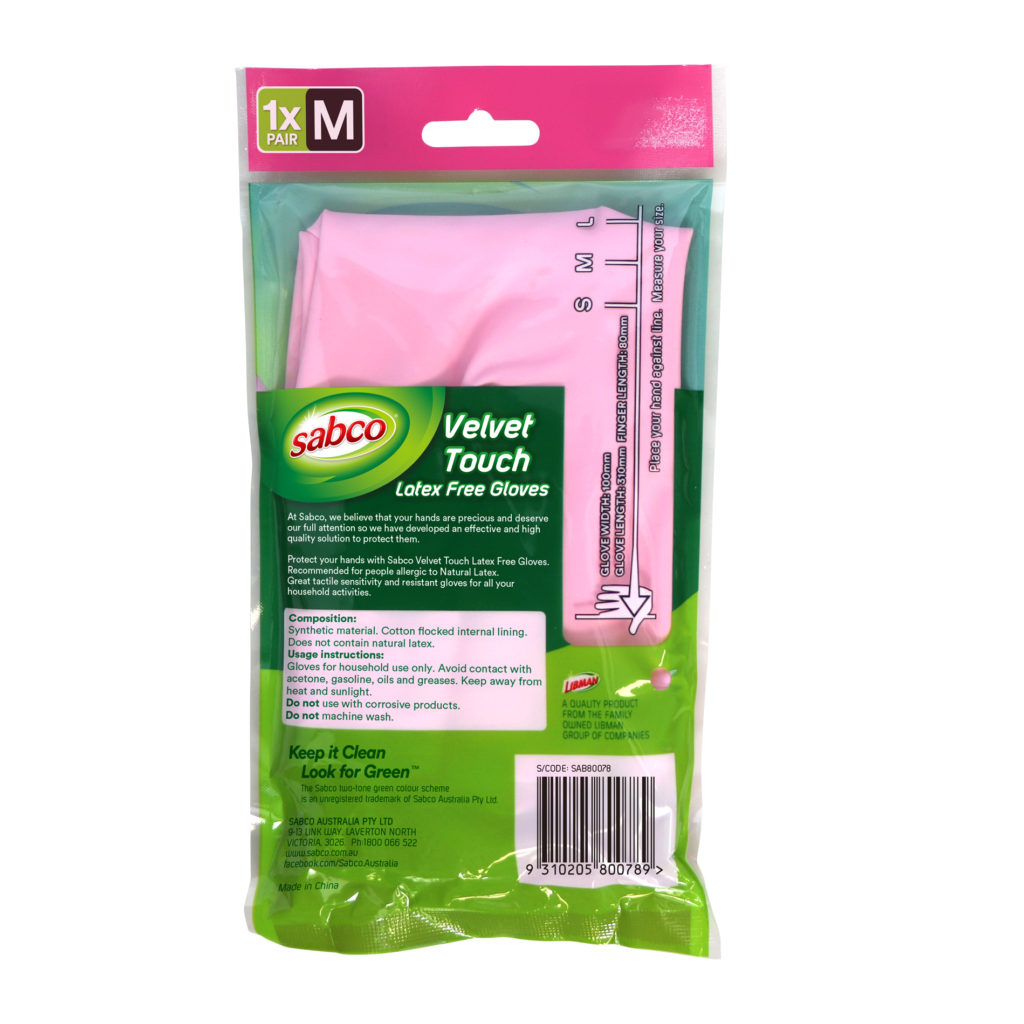 Buy Velvet Touch Latex Free Gloves - Medium & Large - Sabco