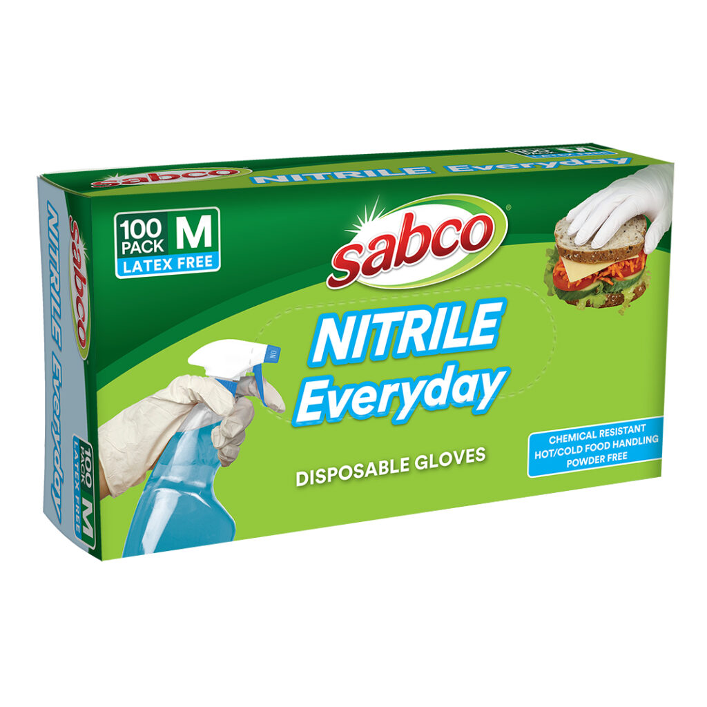 Nitrile Everyday Gloves 100PK - Sabco