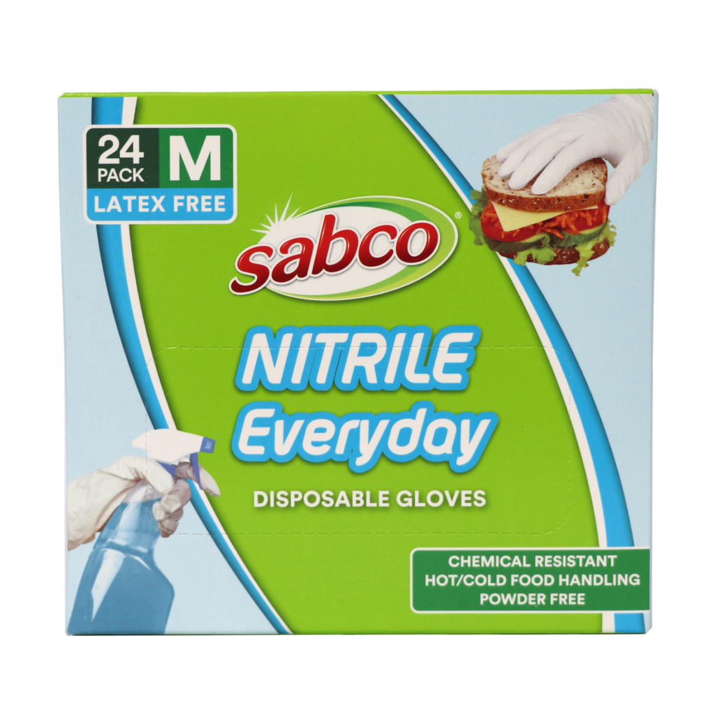 Nitrile Everyday Gloves 24PK - Sabco