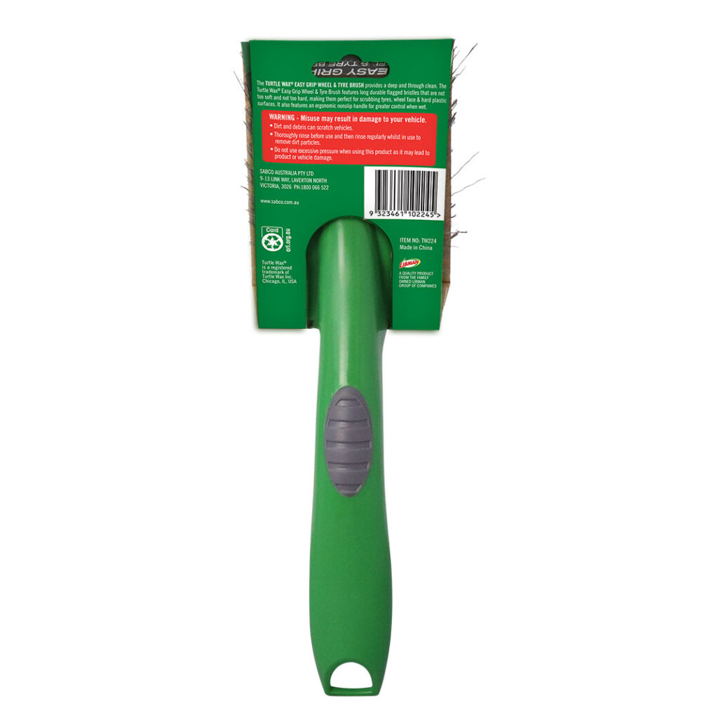 Buy Turtle Wax Easy Grip Wheel & Tyre Brush - Sabco